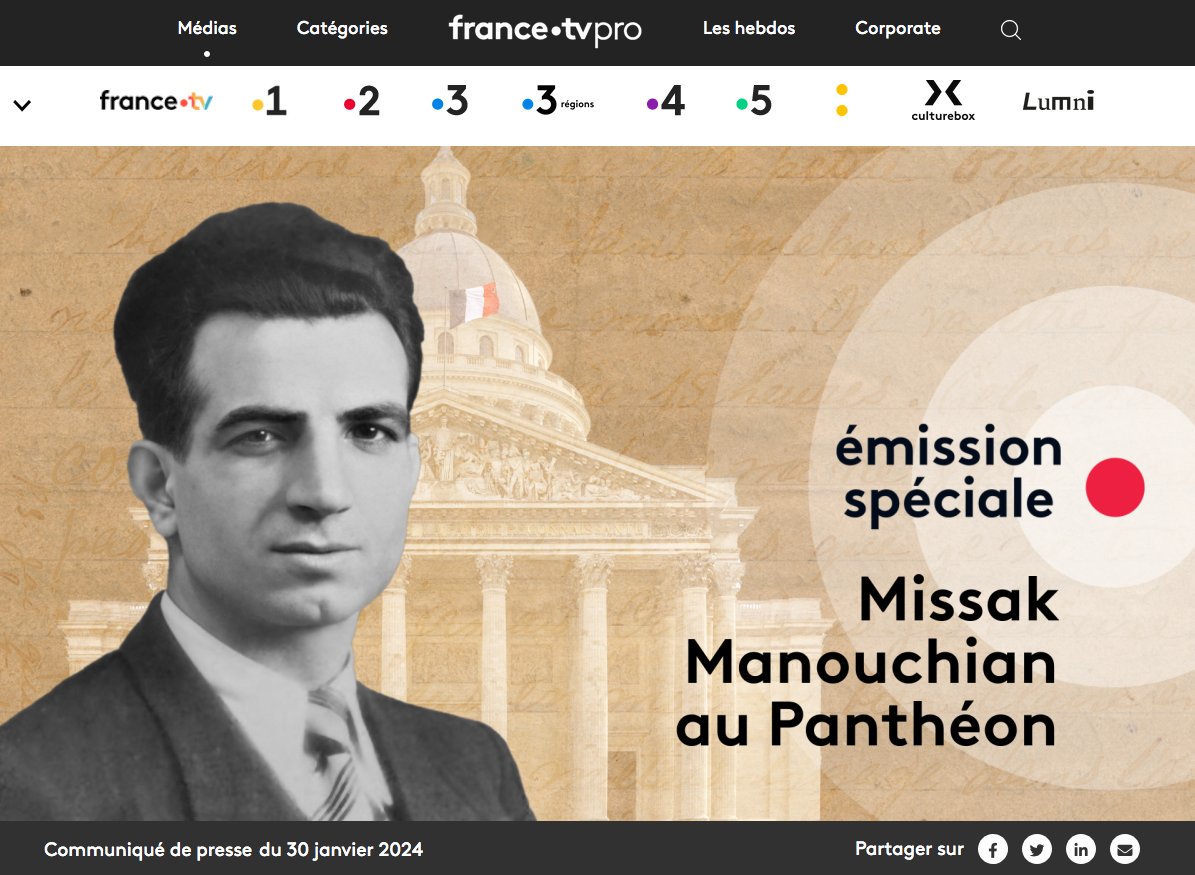 Missak Manouchian au Panthéon – Missak Manouchian au Panthéon